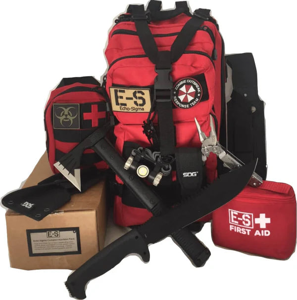 Echo-Sigma Zombie Survival Kit with Trauma Supplies — Emergency Proof